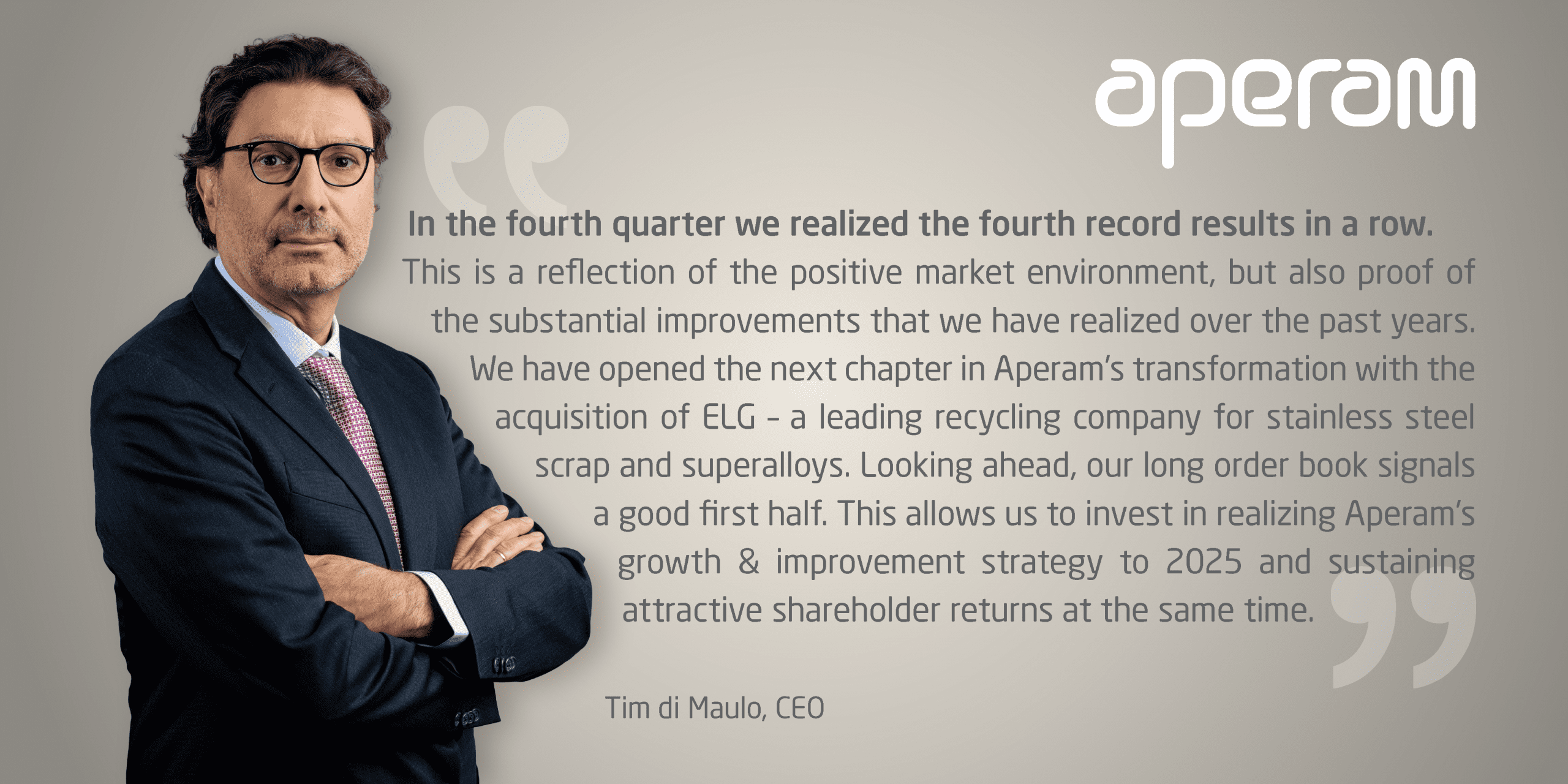 Aperam published its full year and fourth quarter 2021 results - aperam