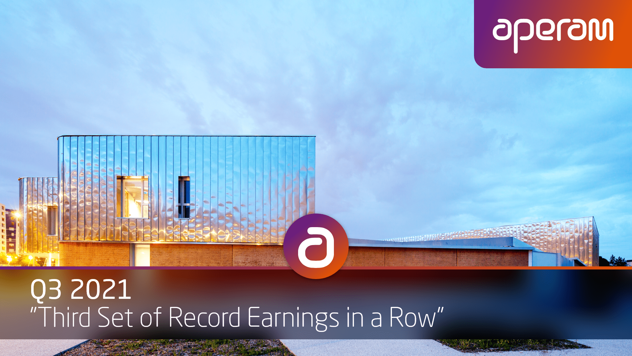 Aperam publishes its Q3 results - aperam