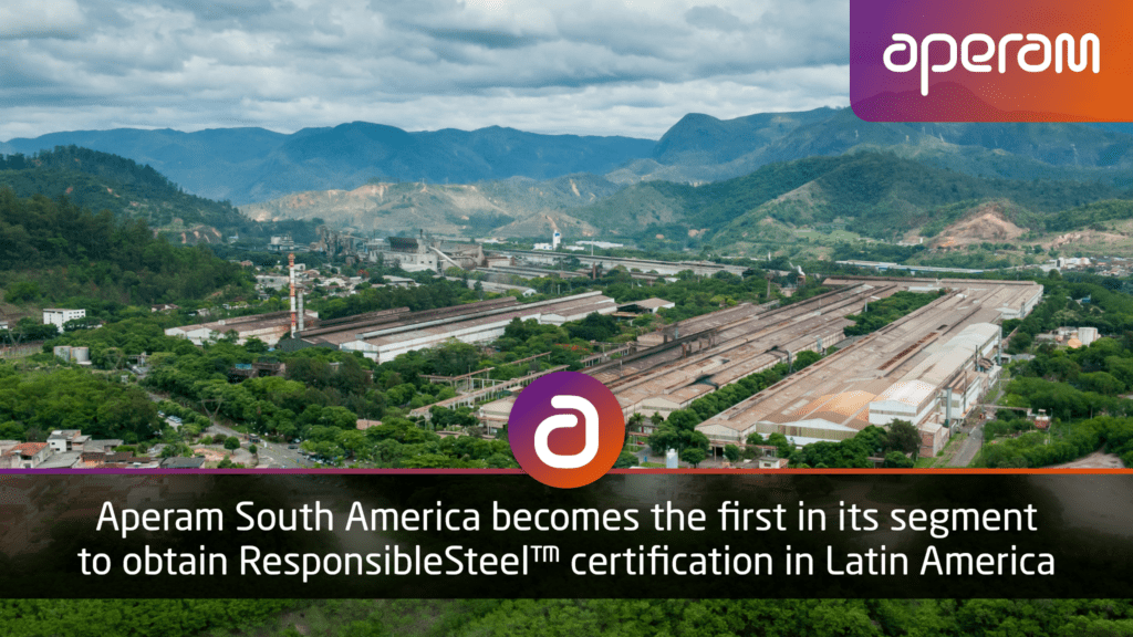 Aperam South America becomes the first in its segment to obtain ...